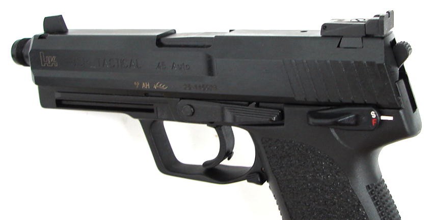 Heckler & Koch USP Tactical .45 ACP caliber pistol. Full Size Model ...
