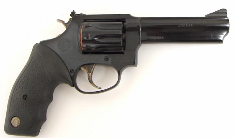 Taurus 94 .22 S,L,LR caliber 9-shot revolver with 4 barrel, blue finish ...