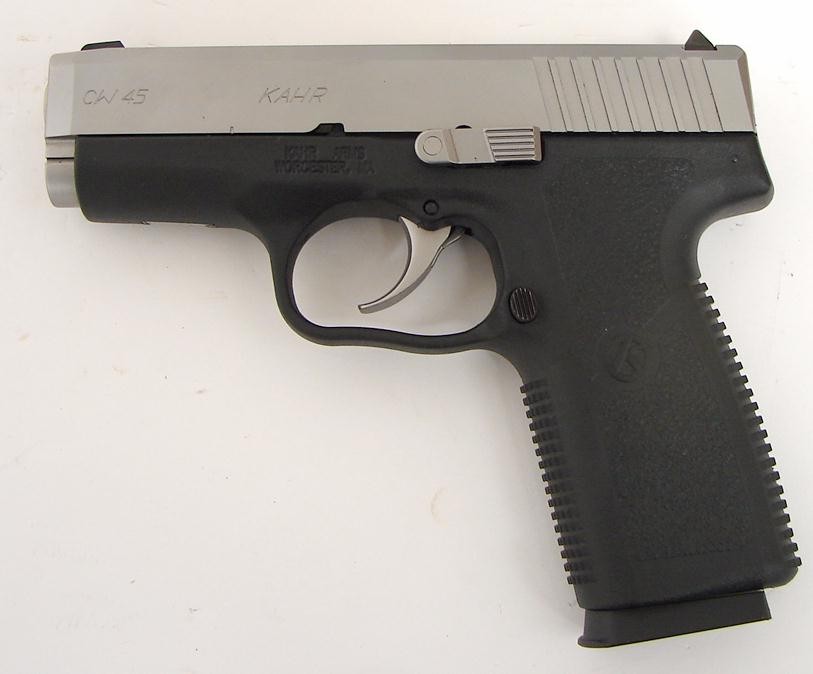 Kahr CW 45 .45 ACP caliber 2-tone pistol. Conceal carry size. New ...