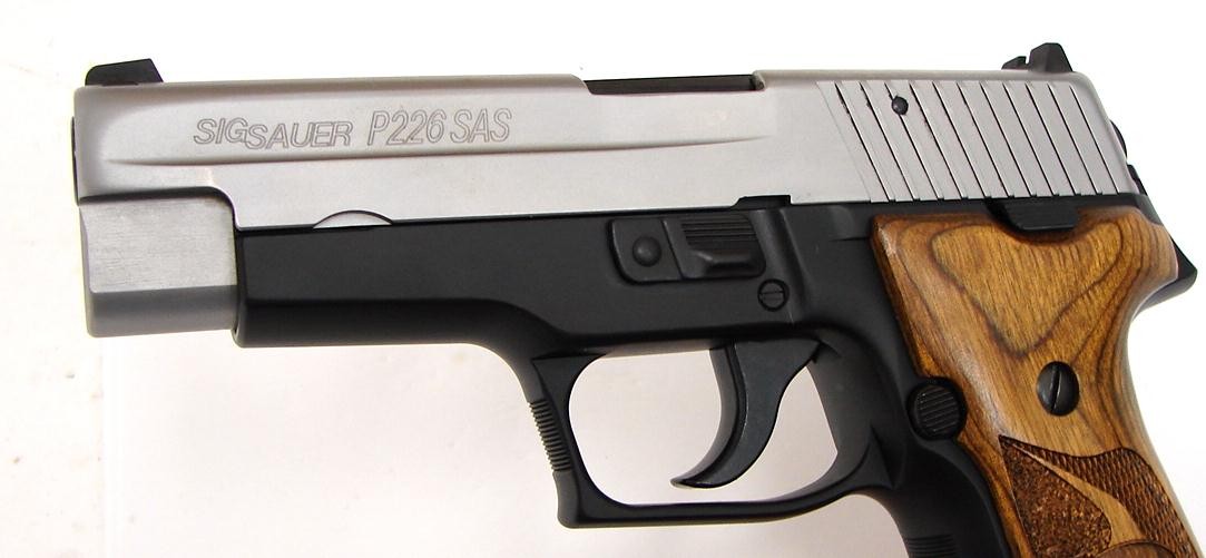 Sig Sauer P226 DAK .40 S&W caliber pistol. 2-tone with wood grips. New ...