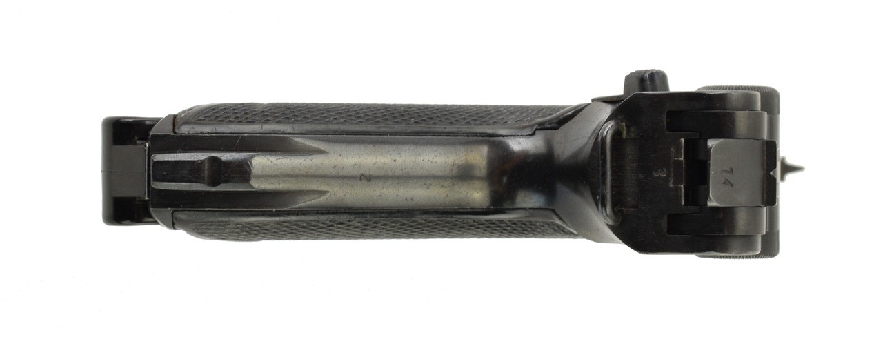 Mauser Banner 1941 Dated Police Luger 9mm caliber pistol for sale.