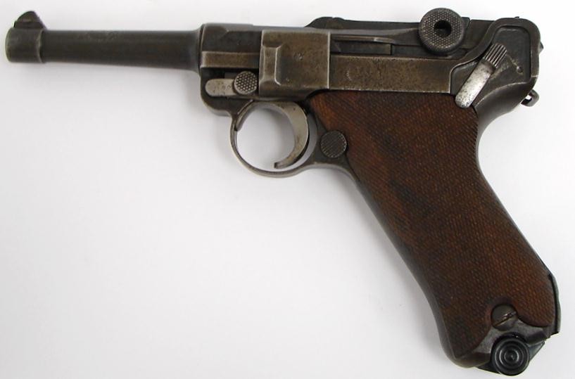 DWM P-08 9mm caliber luger. Model 1914 dated 1915. Good to very good ...