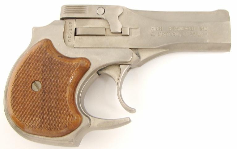 High Standard Derringer .22 mag caliber double action derringer. Has ...