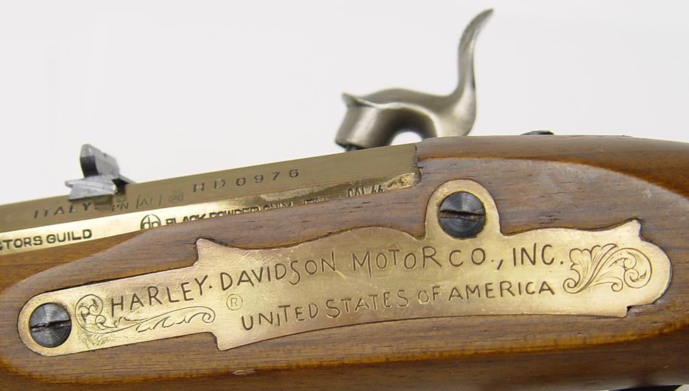 Harley Davidson special edition black powder pistol. Comes with ...