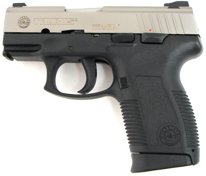 Taurus PT609 Pro 9mm caliber pistol. Subcompact model with Titanium ...