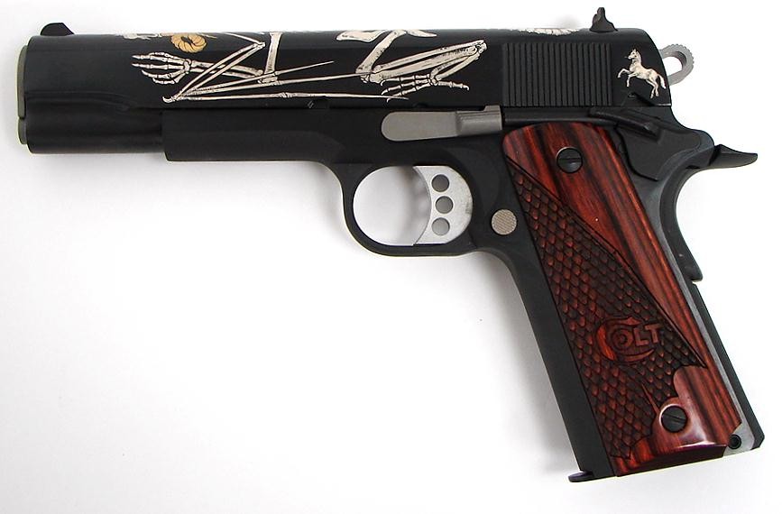 Colt 1911A1 "The Dragon" .45 ACP caliber pistol. Limited edition with ...