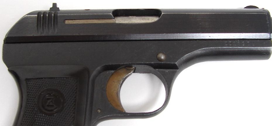 CZ 27 .32 ACP caliber pistol. Later war, Nazi marked. All correct ...