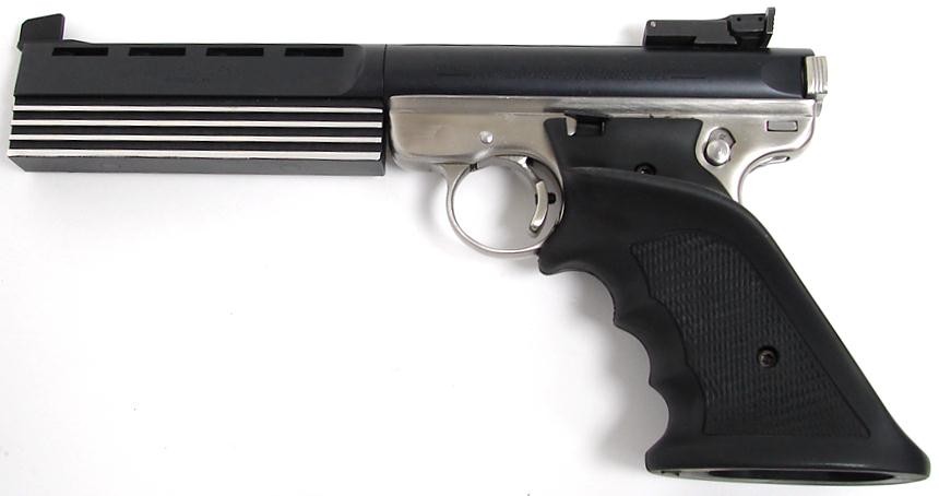 Ruger Mark II .22 LR caliber pistol. Volquartsen custom V-2000 ...