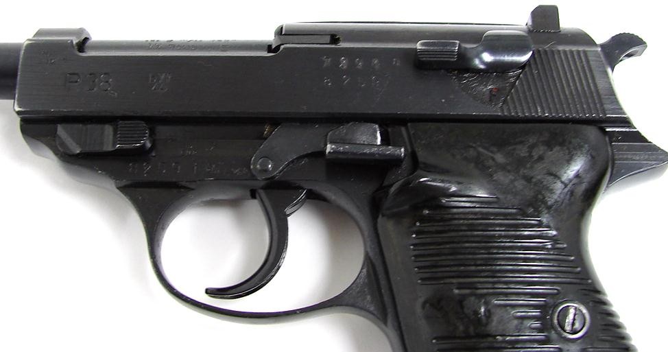 byf Code Mauser-Werke P-38 9mm Luger caliber pistol. byf 44. Post-war ...