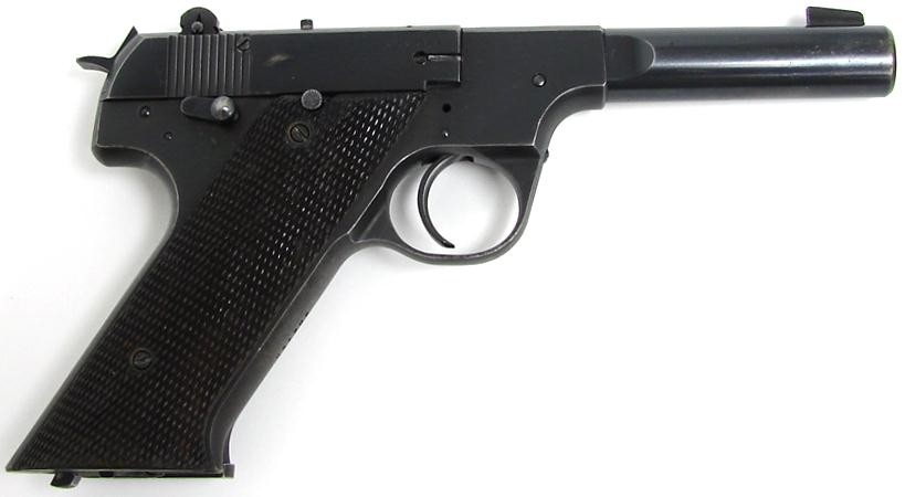 High Standard H-D Military .22 LR caliber pistol. Early gun with ...