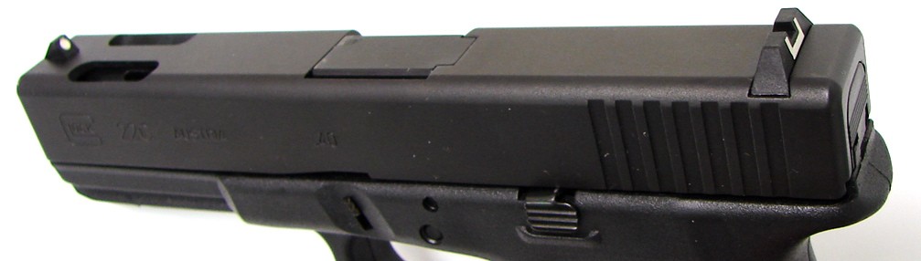 Glock 22C .40 S&W caliber pistol. Full size compensated model with ...