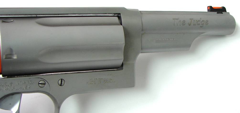 Taurus 413 .45LC/410 gauge revolver with 3 magnum shell. Stainless ...