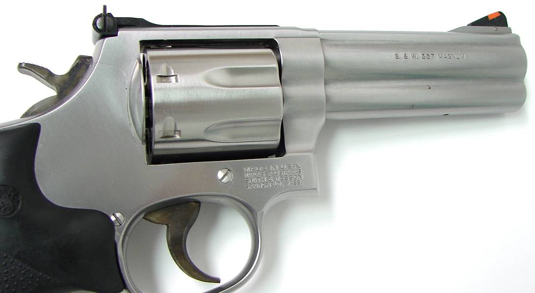 Smith & Wesson 686-5 .357 magnum caliber revolver. 4 model without ...