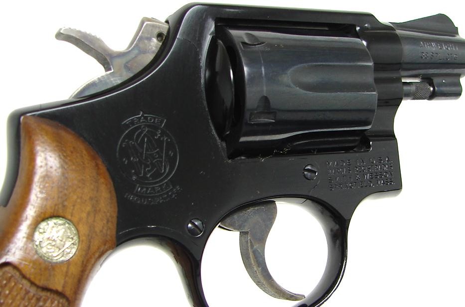 Smith & Wesson 12-2 .38 Special caliber airweight revolver with square ...