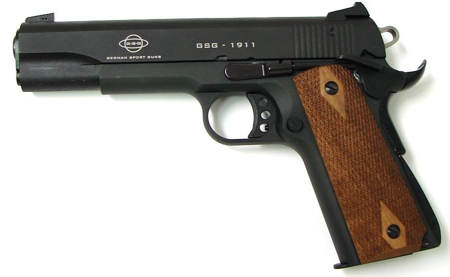 German Sport Guns GSG-1911 .22LR HV caliber pistol. Black matte finish ...