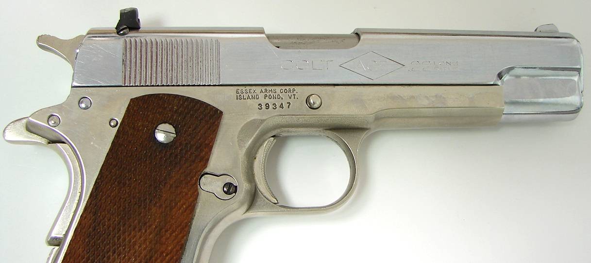 Essex Ace .22LR caliber pistol. .22 caliber 1911 built on Essex frame ...