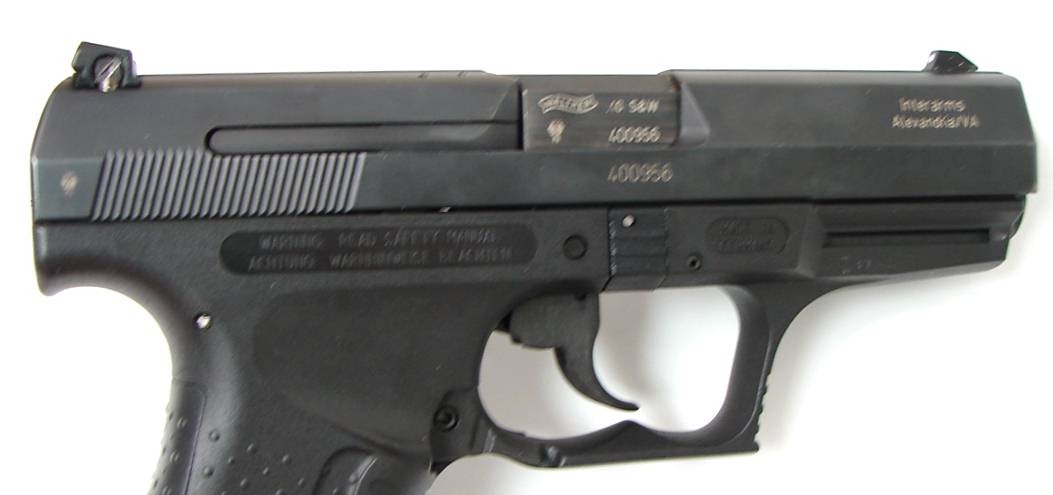 Walther P99 .40 S&W caliber pistol. Full size model in excellent ...