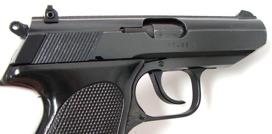Walther PP Super 9 mm Ultra caliber pistol. 1970s vintage "improved ...
