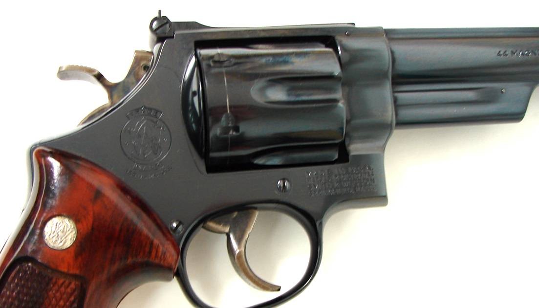 Smith & Wesson 29-2 .44 Magnum caliber revolver. 1970s vintage 8 3/8" model in excellent ...
