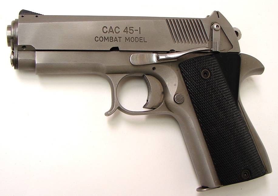 CAC 45-1 Combat .45 ACP caliber pistol. Rare and unusual .45 automatic ...