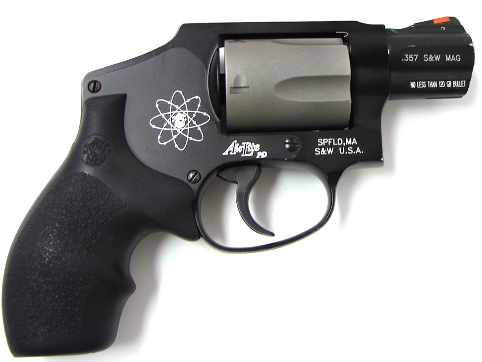 Smith & Wesson 340PD .357 Mag caliber revolver. Lightweight carry gun ...