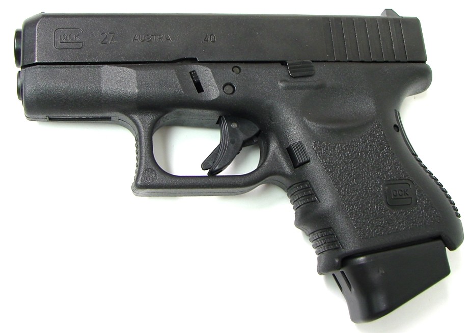 Glock 27 .40 S&W caliber pistol. Sub-compact model in excellent ...