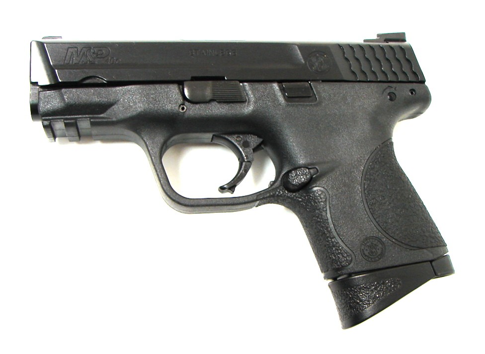 Smith & Wesson MP 40 O .40 S&W caliber pistol. Compact model in ...
