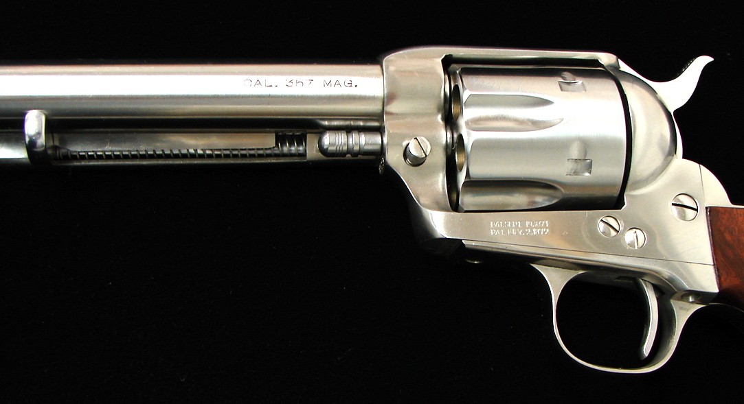 Uberti MP .357 Mag caliber revolver. 7 1/2" stainless steel model in ...