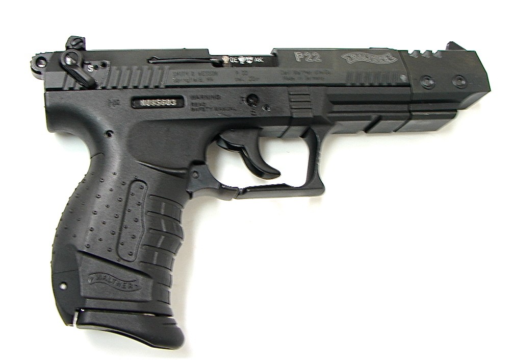 Walther P22 .22 LR caliber pistol. 5" target model in excellent ...