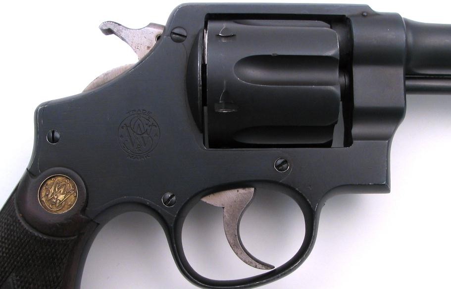 Smith & Wesson Mark II Hand Ejector 2nd Model .455 caliber revolver ...