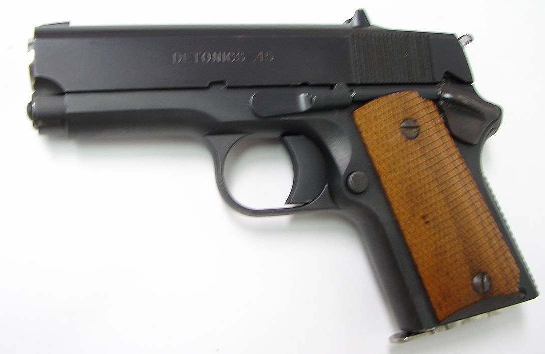Detonics Combat Master .45 ACP caliber pistol. Sub-compact model with ...