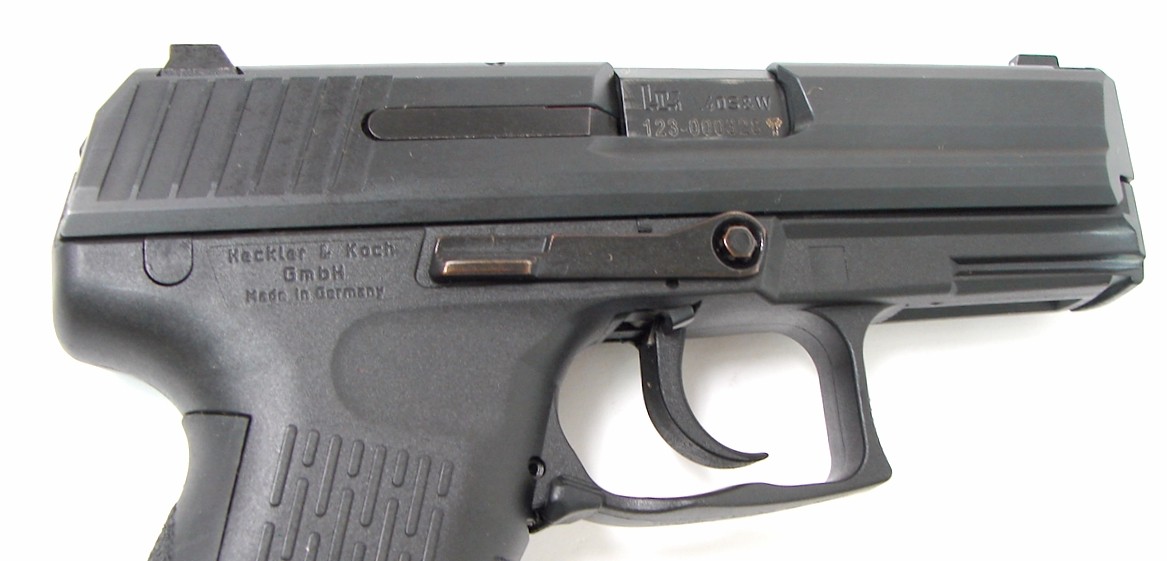 Heckler & Koch P2000 .40 S&W caliber pistol. Full size model with ...