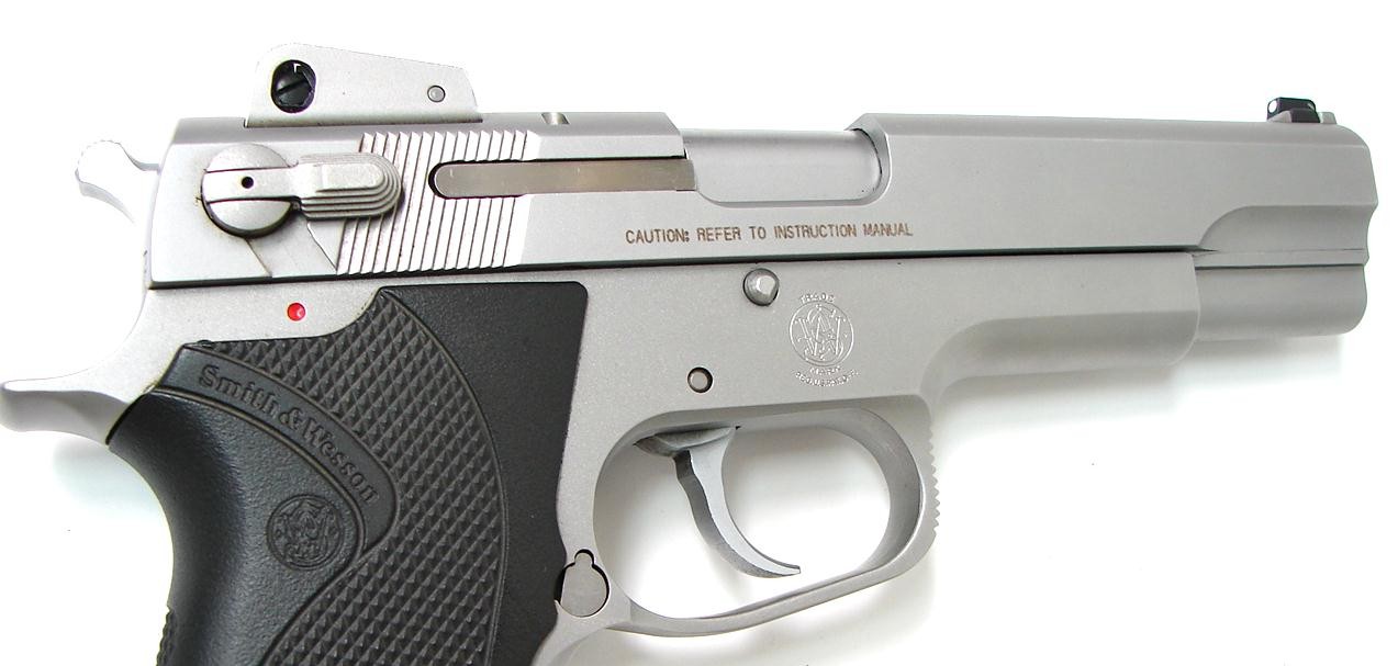 Smith & Wesson 1006 10 MM caliber pistol. Full size model with ...