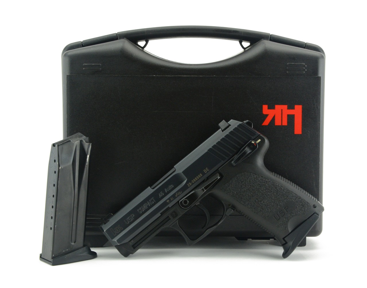 Heckler & Koch USP Compact .45 ACP caliber pistol for sale.