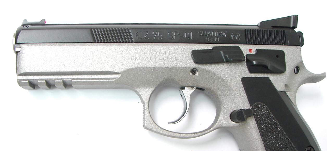 CZ SP-01 Shadow 9 MM caliber pistol. Custom Shop Competition model with ...