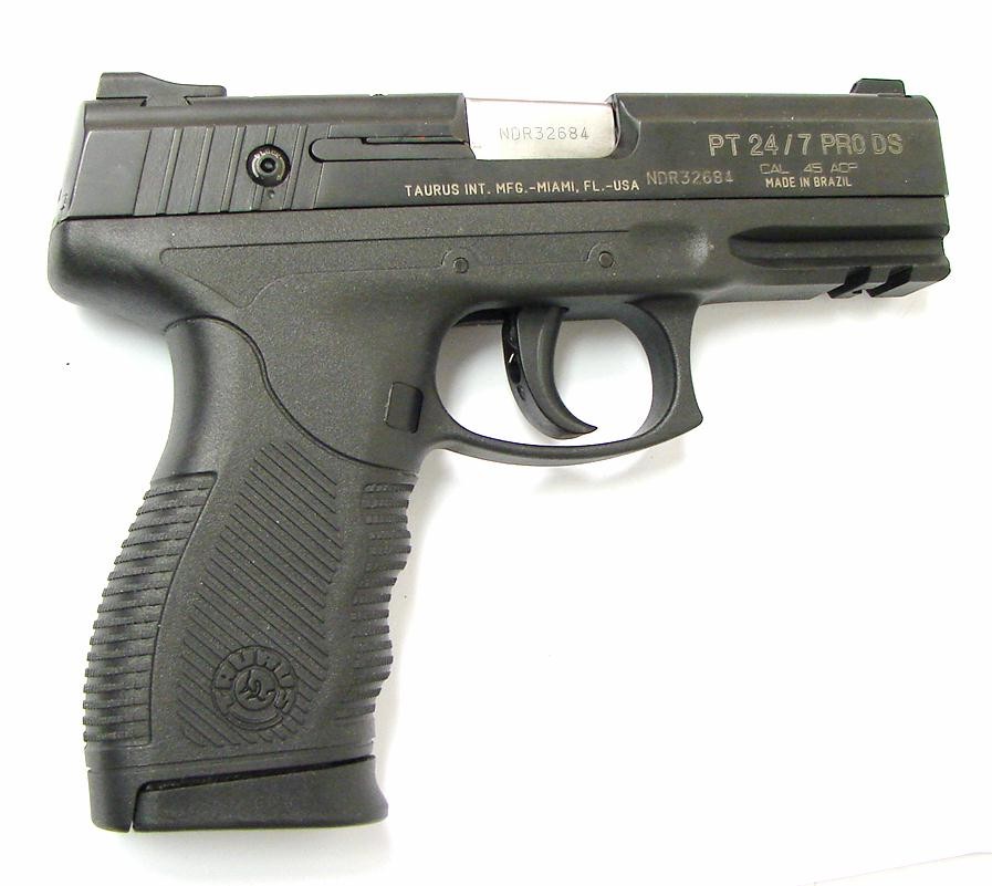 Taurus PT 24/7 Pro DS .45 ACP caliber pistol. Full size model, popular ...