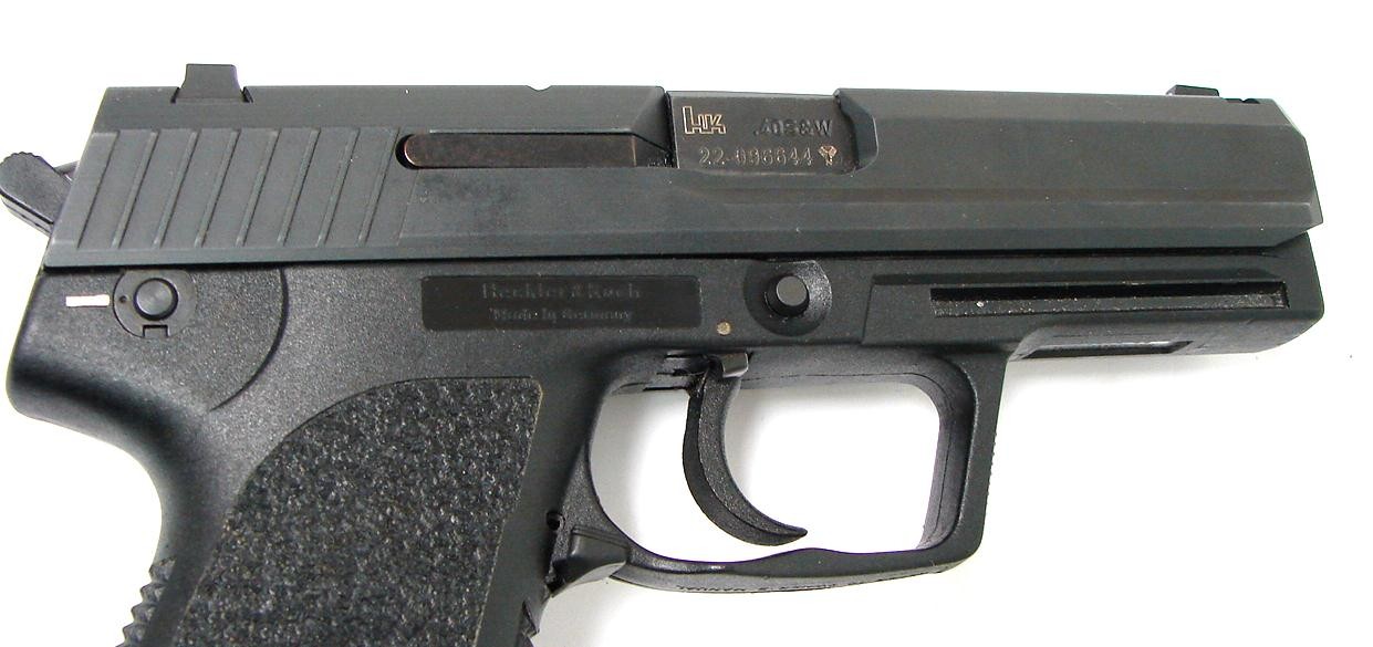 Heckler & Koch USP .40 S&W caliber pistol. Full size model with ...