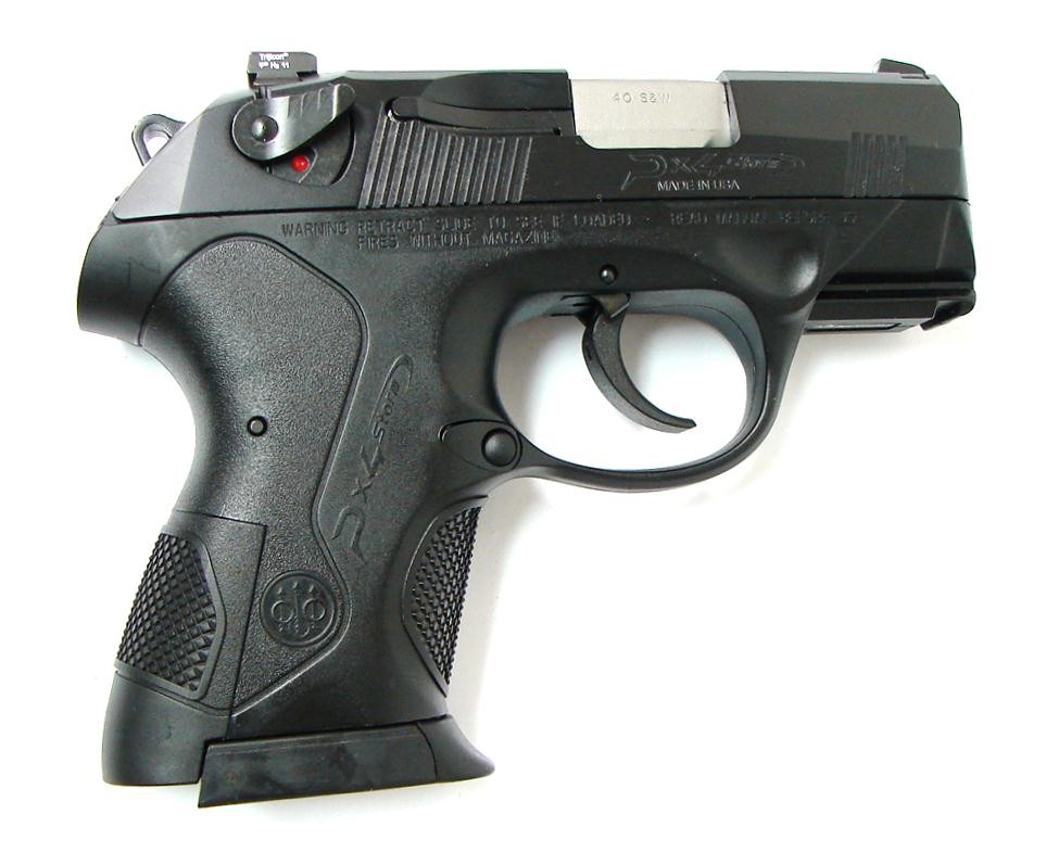 Beretta PX4 Storm Sub .40 S&W caliber pistol. Sub-compact model with ...