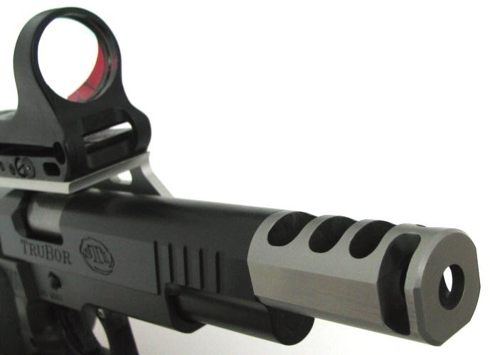 STI 2011 .38 Super caliber pistol. Tru Bor race gun with C-More sight ...