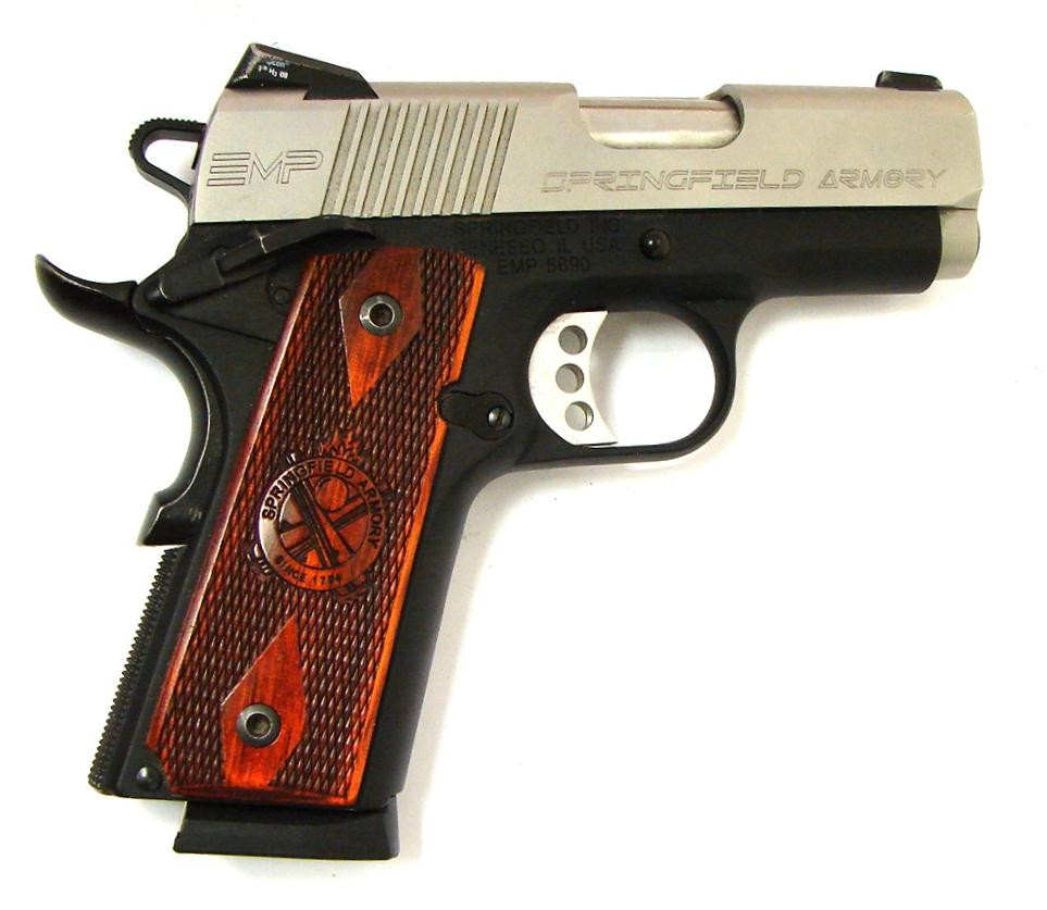 Springfield EMP 9mm Para caliber pistol. 3" sub-compact model in near ...
