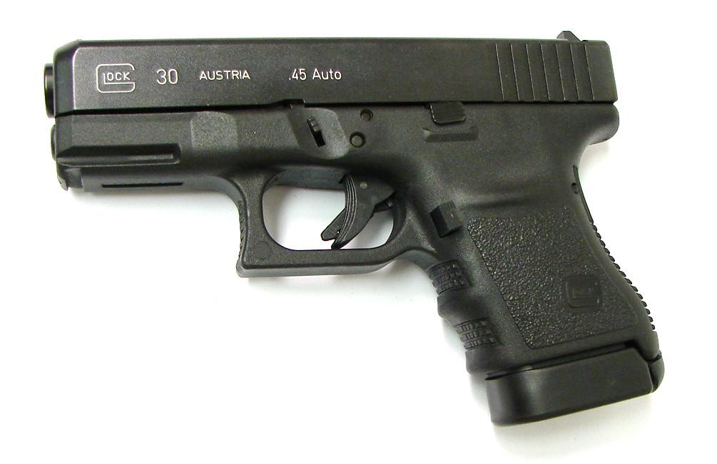 Glock 30 .45 ACP caliber pistol. Compact model in excellent condition ...
