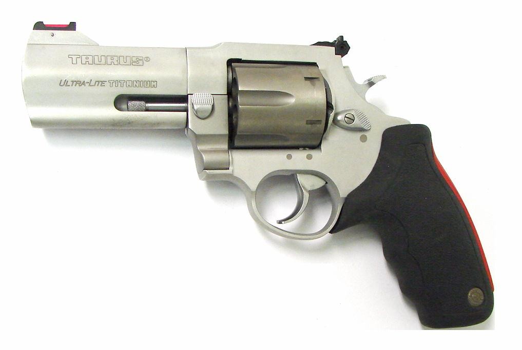 Taurus 444 Ultra Lite .44 Magnum caliber revolver. 4" Titanium frame, 6 ...