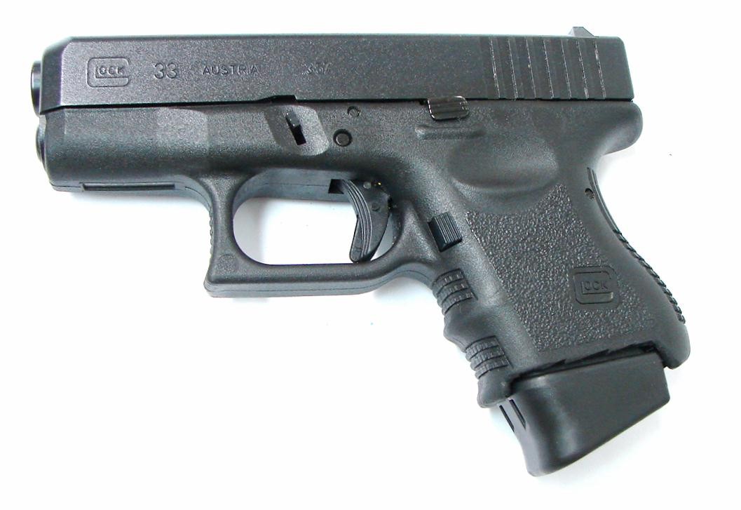 Glock 33 .357 Sig caliber pistol. With fixed sights. Excellent condition. (PR20337) - Collectors ...