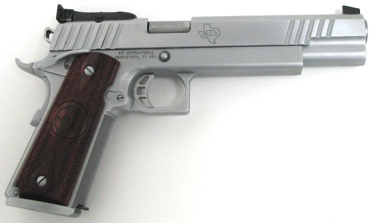 STI Target Master .45 ACP caliber pistol with hard chrome finish ...