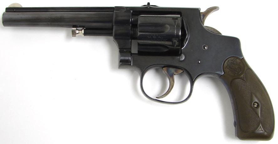 Smith & Wesson Hand Ejector 1st Model double action revolver. Factory ...
