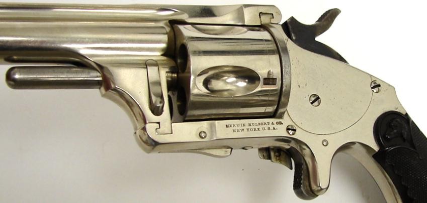 Merwin & Hulbert .38 caliber revolver with 1877 patent date. Gun is in ...