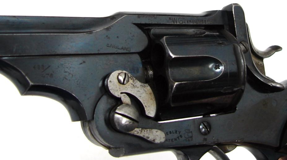 Webley-Green WG Army revolver with 92-93% blue, excellent mechanics and ...