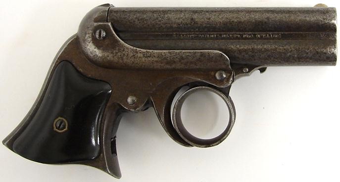 Remington Elliot .32 RF caliber derringer with good markings, excellent ...