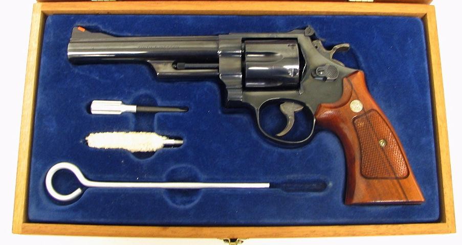 Smith & Wesson Model 29-3 .44 Magnum caliber revolver with 6 barrel. Excellent condition with ...