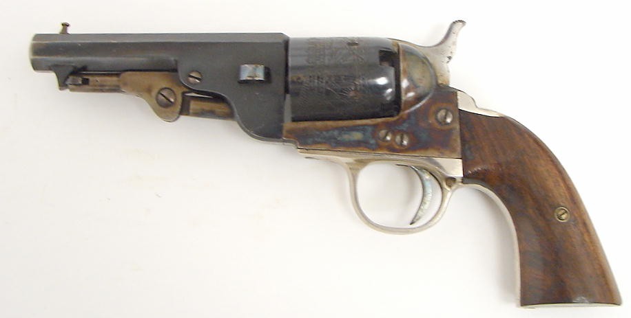 Brooklyn Bridge percussion revolver. Approximately .38 caliber. Barrel ...